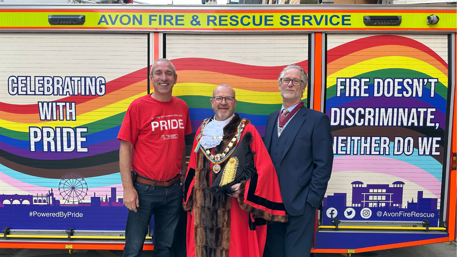 Avon Fire & Rescue Service join their local community in celebrating ...