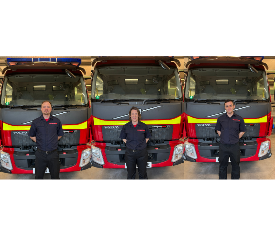 Avon Fire & Rescue Service welcome three new On-call Firefighters ...